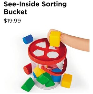 Lakeshore | Toys | Lakeshore Shape Sorter Bucket Educational Toys ...